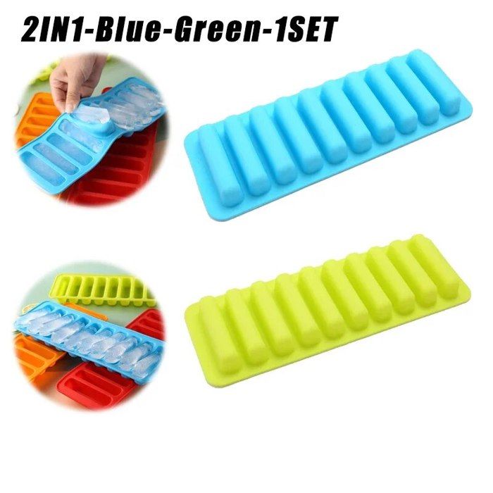 Bac - sac a glacons,Moule à Saucisse en Silicone à 10 Longs Doigts,pour ...