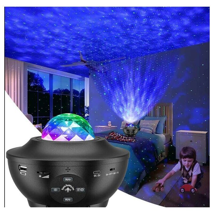 Projecteur Ciel Etoile Galaxie - LED Alexa Planetarium Projecteur ...