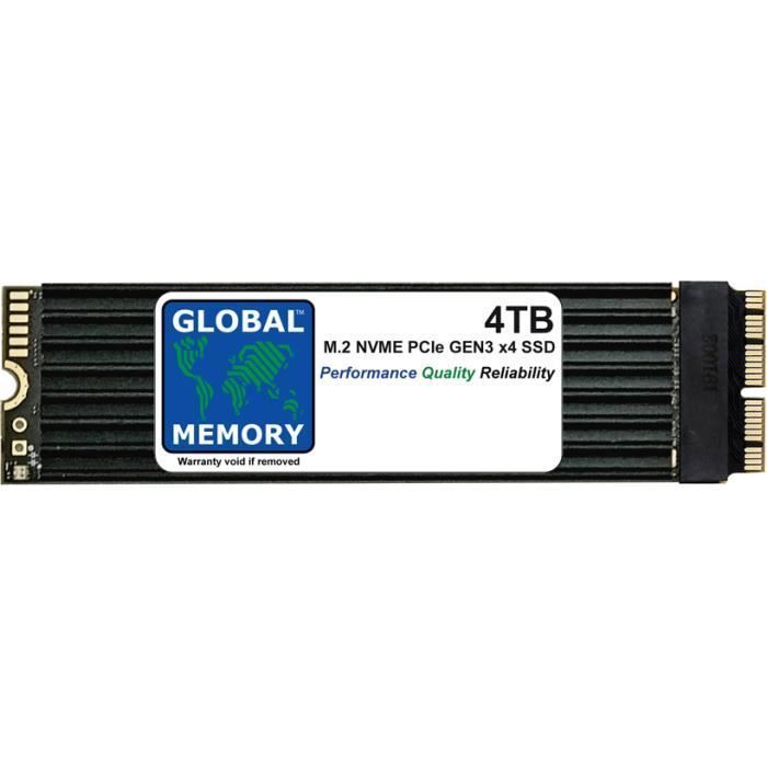 4To M2 PCIe Gen3 x4 NVMe SOLID STATE DRIVE SSD AVEC DISSIPATEUR DE ...
