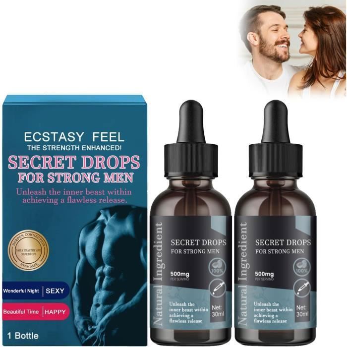 Secret Drops for Strong Men, Spray plus fort à retardement longue durée ...
