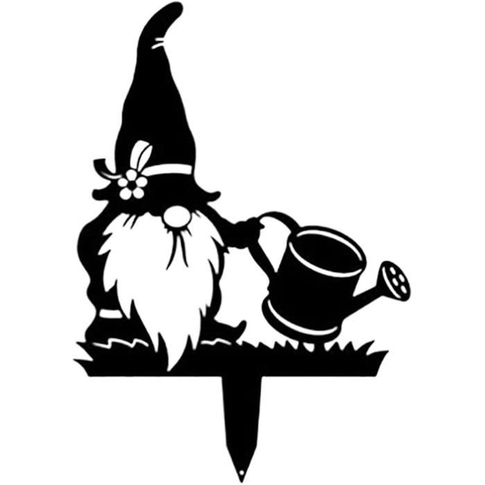 Piquets de Jardin Nain - Décor de Nains de Jardin évidés Mignons | Le ...