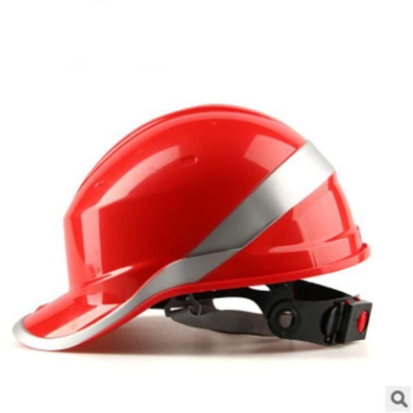 Rouge - Casque De Sécurité Avec Autocollant Réversible Diamond V, Pour ...