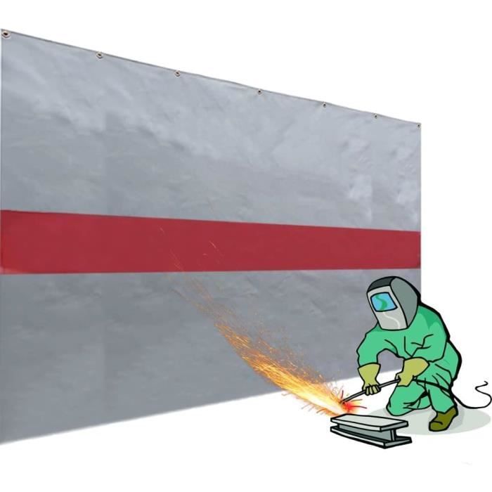 Couverture De Soudure Enduite De Silicone, Rideau De Soudure En Fibre ...