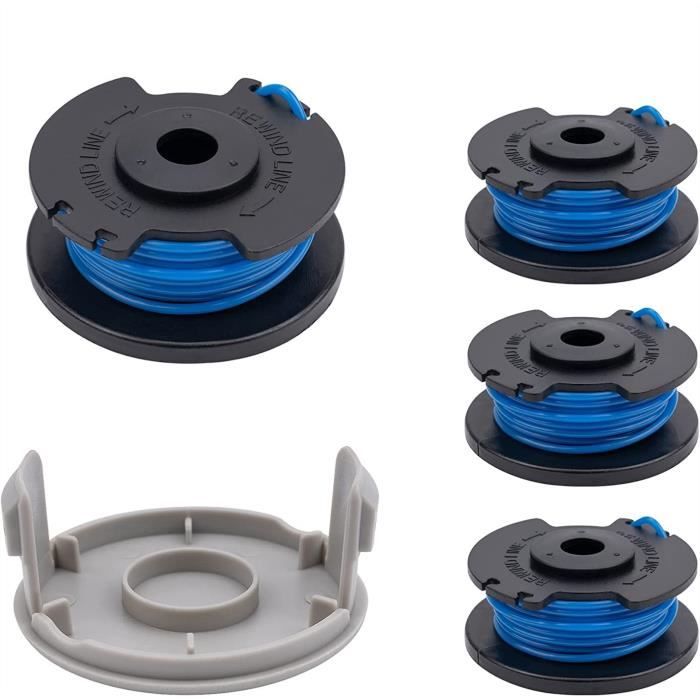5 Paquets Bobine de Rechange pour Coupe-bordure de Ligne 0,065 pouce pour Ryobi 18v 24v 40v ...