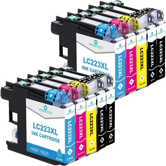10 Cartouches d'encre pour remplacer Brother LC223XL LC223 pour ...
