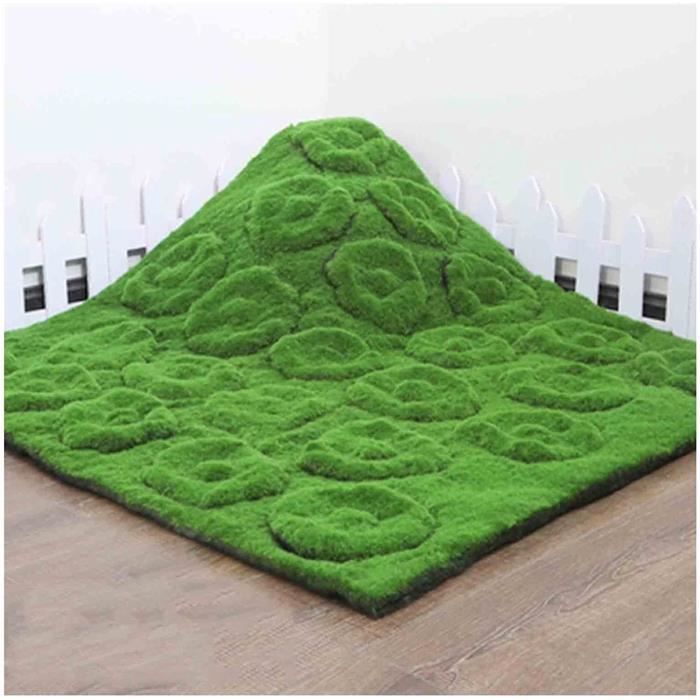 1x1m Rouleau de Gazon Artificiel mousse Artificielle Jardin en Gazon ...