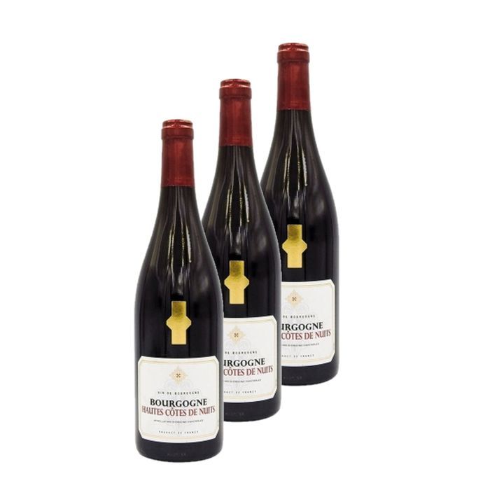 Agidra - Lot 3x Vin rouge Bourgogne Hautes Côtes de Nuits AOP ...