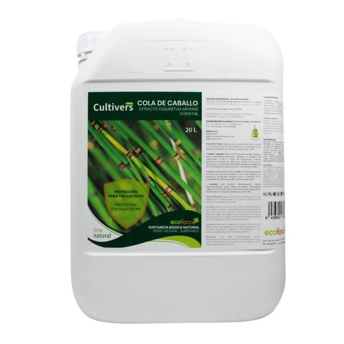CULTIVERS Prêle 20 L. Fongicide biostimulant naturel préventif et ...