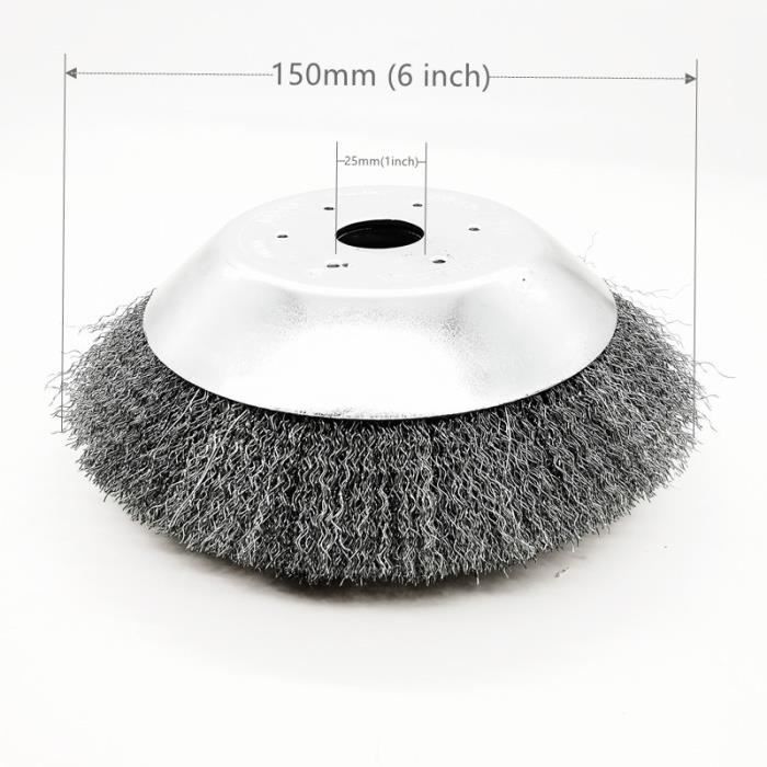 Tondeuse,Tête de débroussailleuse en fil d'acier, tête de coupe d'herbe, plaque d'élimination de ...