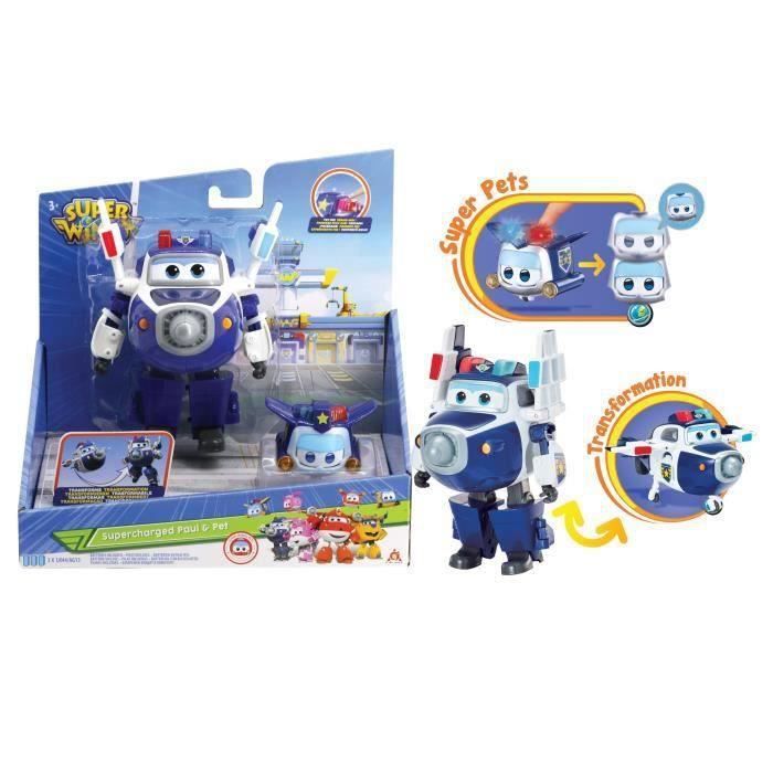 SHOT CASE - SUPER WINGS – TRANSFORMING PAUL SUPERCHARGE + FIGURINE ...