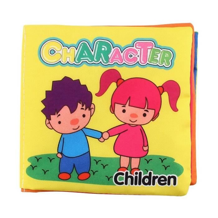 Poupon GVY9P Soft Cloth Books Rustle Sound Infant Books Baby Books ...