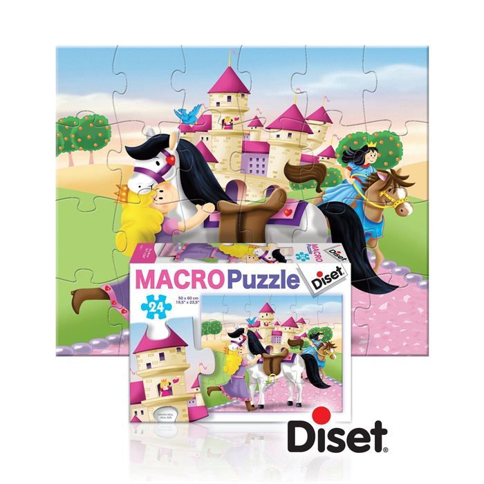 Diset - Puzzle 24 Pièces Macro puzzle princesse - Cdiscount Jeux - Jouets