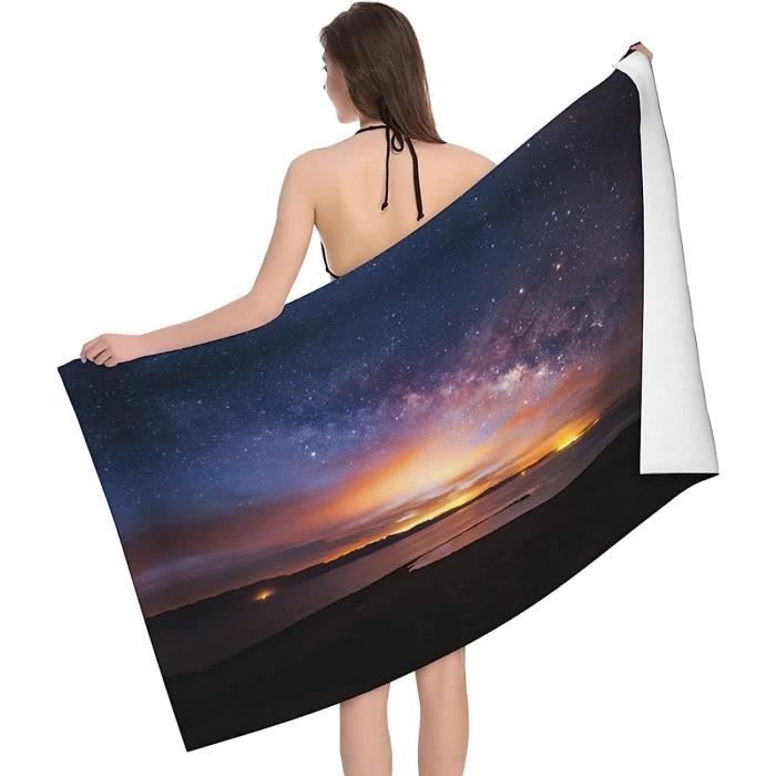 Enfants Serviette De Plage - Ciel Étoilé Beau Paysage 90 X 180 Cm ...