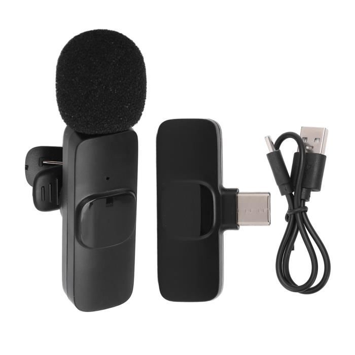 EJ.life Microphone Lavalier sans fil Micro Lavalier sans fil Mini Plug ...