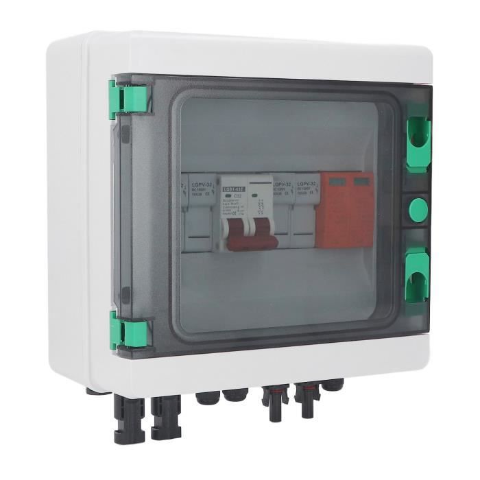 Boîte de combinaison PV - EJ.LIFE - Modèle étanche - 2 chaînes ...