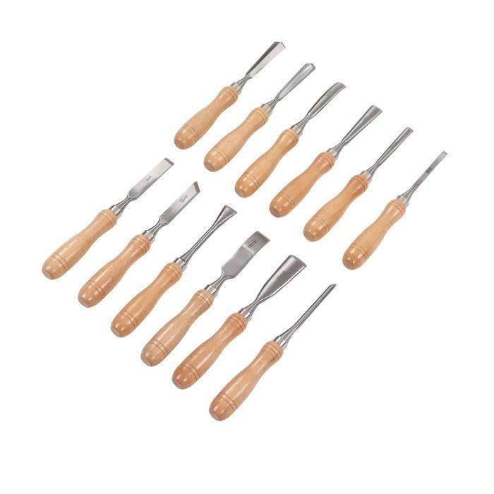Ensemble De Ciseaux à Bois 12 Pièces Kit De Ciseaux à Bois En Acier Au - Cdiscount Beaux-Arts et ...