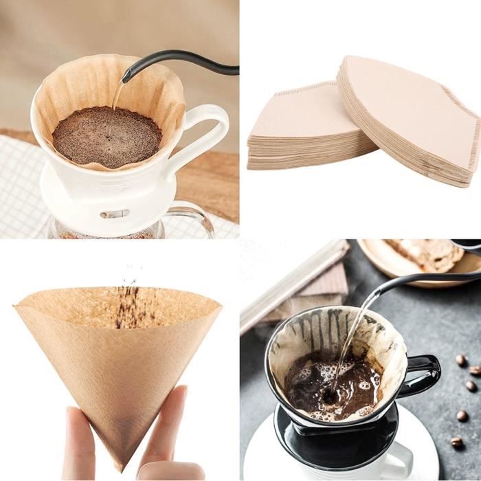 Papier filtre à café - FAFEICY - FA001 - 100 pièces - Biodégradable ...