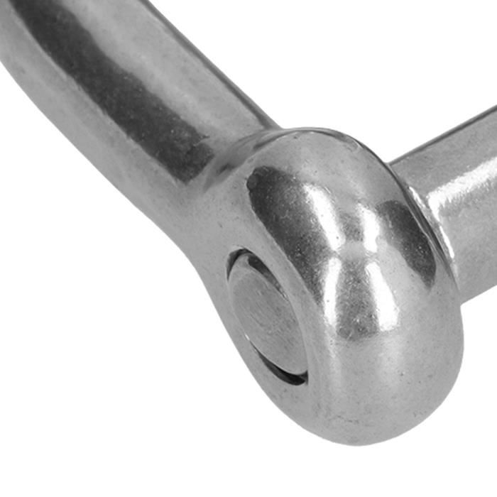 Manille D en Inox 304 avec Axe à Vis - FDIT - Connecteur de Chaîne pour ...