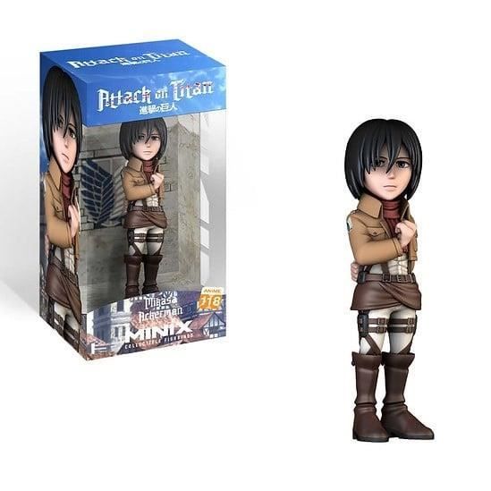 Figurine - MINIX - L'Attaque des Titans - Mikasa Ackerman - PVC 12cm ...