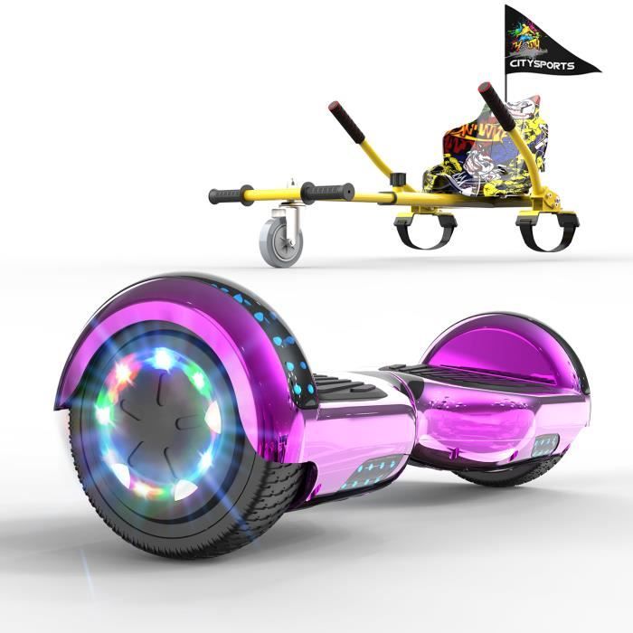 RCB Pack Hoverboard 6.5 Pouces Electrique Self-Balancing avec Bluetooth ...