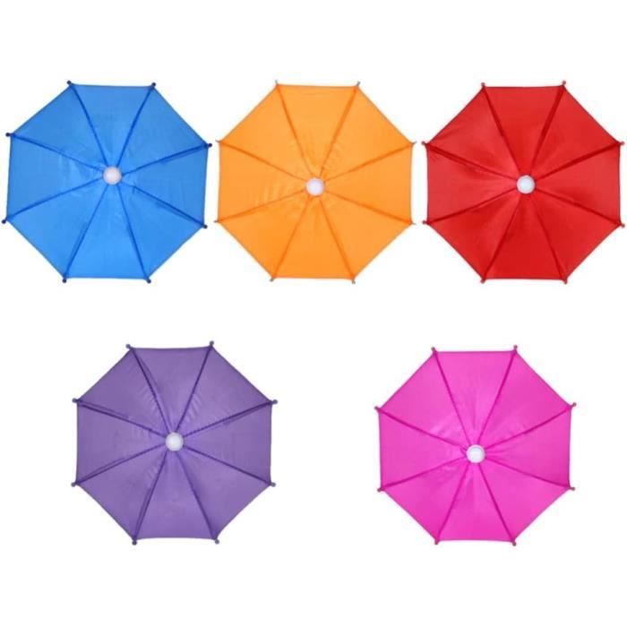 Ehskzjh Lot De 5 Mini Parapluies De Jeu Pour Maison De Poupée ...