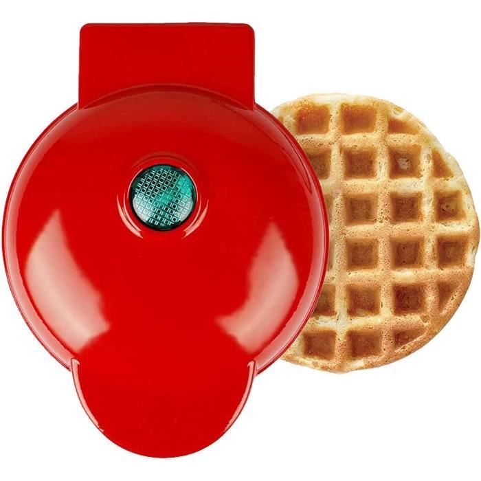 Mini Gaufrier, Gaufriers Ronds Avec Plaque De Cuisson Antiadhésive ...