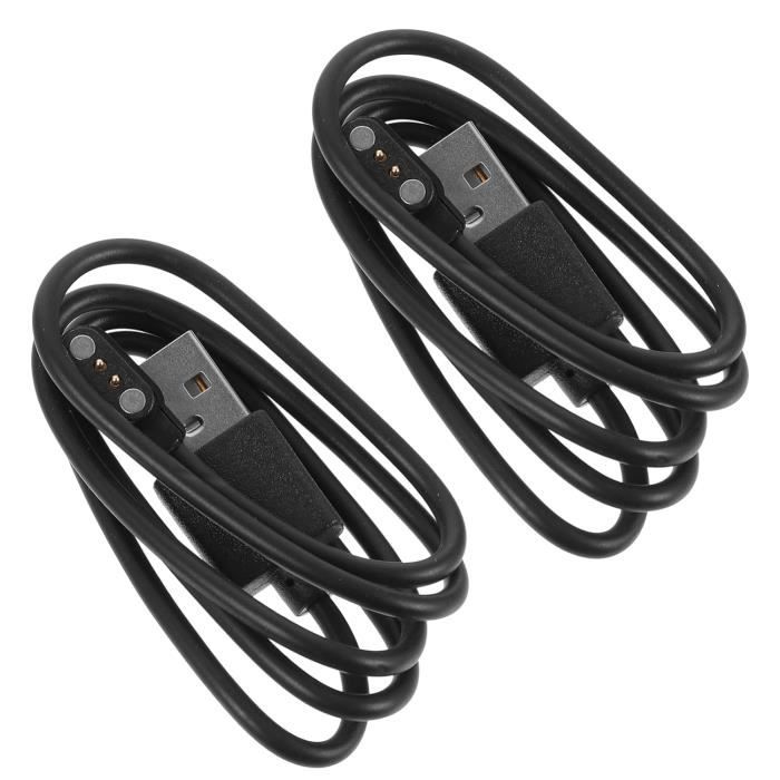 2 Pièces Montre Câble De Charge Chargeur Câble Magnétique Smartwatch ...