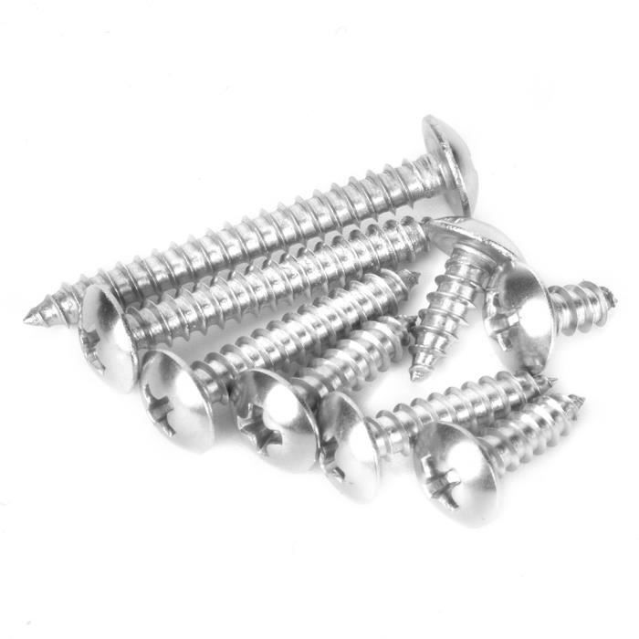 Ensemble de vis autotaraudeuse M3.5 en acier inoxydable 304 - YOSOO - Cdiscount Bricolage