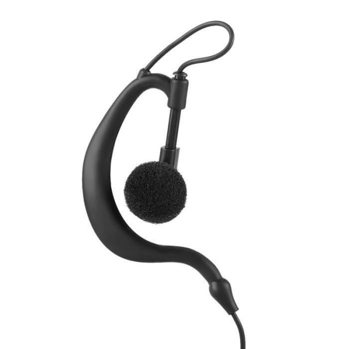 Écouteur talkie-walkie K-Head Tube Talkie Walkie PTT Micro Écouteur ...