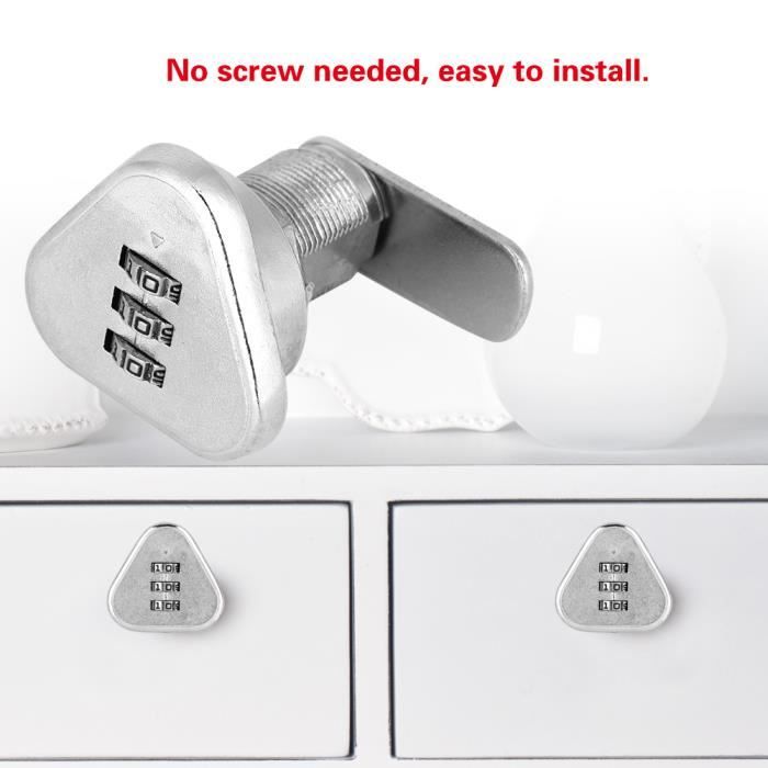 Serrure à code de sécurité Serrure codée L19 de sécurité de mot de passe d'alliage de zinc de ...