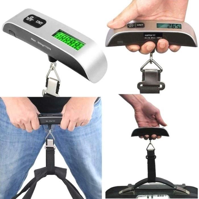 Balance à bagages numérique LCD Portable valise suspendue balance de ...
