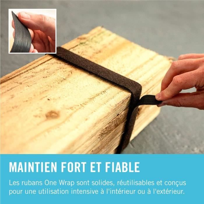 Velcro® Marque One-Wrap Attaches Réutilisables, Multi-Usage, Parfaites ...