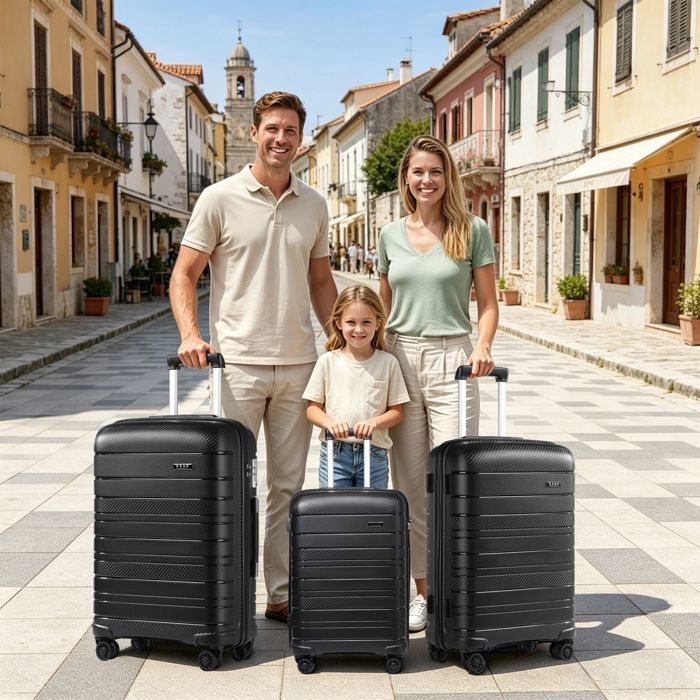 Kono Valise Trolley Rigide 65x44x27cm, Bagage Voyage Polypropylène ...