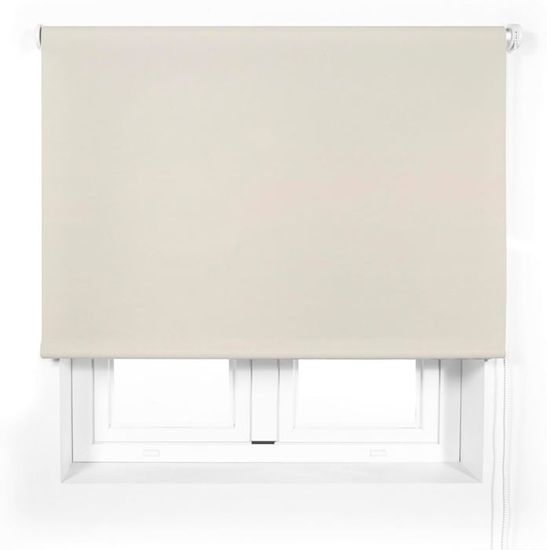 Store Enrouleur Transparent De Qualit Suprieure Sur Mesure - Beige - 85 ...