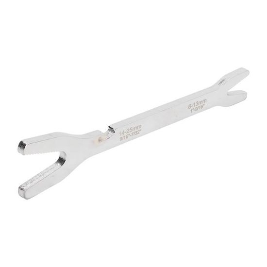 Clé à molette - Blanc - Acier C45 - Double tête - Ouverture 6-25mm ...