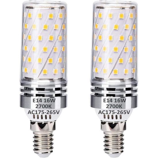 E14 LED Blé Ampoules 16W Équivalent à 120W Ampoules halogènes, Blanc ...