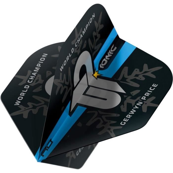 Gerwyn Price World Champion Edition Dart Flights - 3 Sets par Pack (9 ...