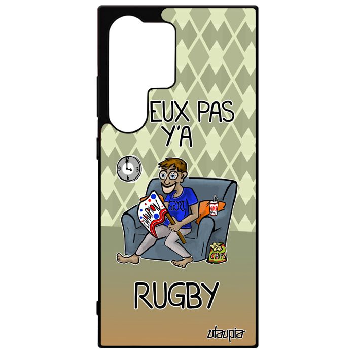 Coque antichoc S24 Ultra en silicone j'peux pas y'a rugby drole XV de ...