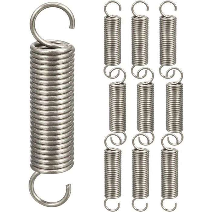 10pcs Ressort Double Crochet Ressorts de TractionRessorts de ...