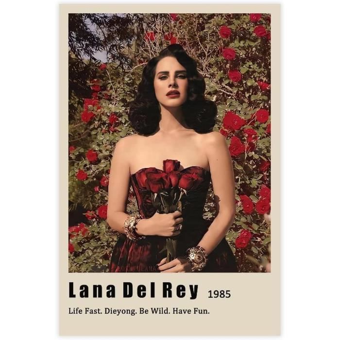 Singer Lana Del Rey Posters For Room Eesthetic Poster Toile Poster Mur ...