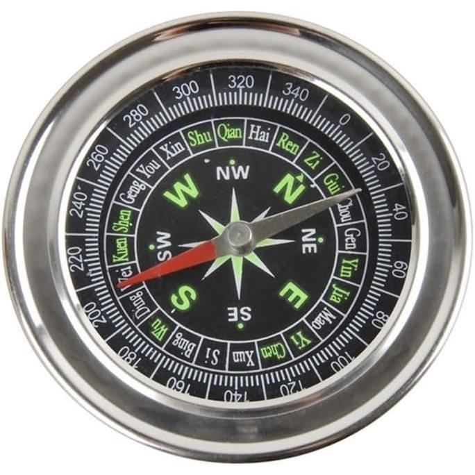 Compas De Navigation Boussole Grand Compass Survie Navigation En Acier ...