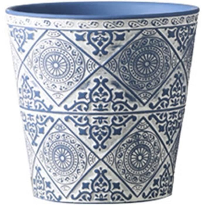 Machine Sculpté Motif Pot De Fleurs, Rond Minimaliste Pot De Fleurs En ...