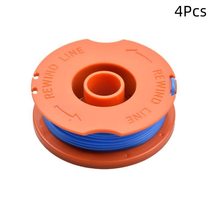 Lot de 4 Bobines de fil pour débroussailleuse - AUCUNE - Flymo ALM FL225 - 1,6 mm,10m ...