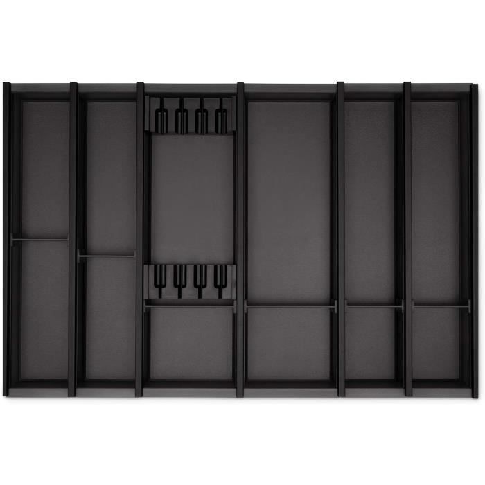 Cuisio range-couverts anthracite pour range-couverts 800 mm Largeur du ...