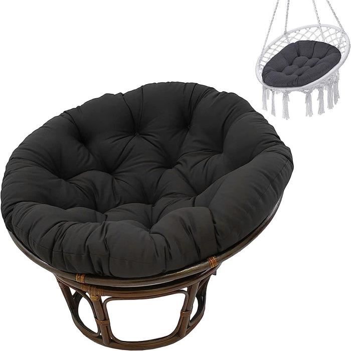 Grand éPais Jardin Suspendu Hamac Chaise Coussins Amovible Rond Hamac ...