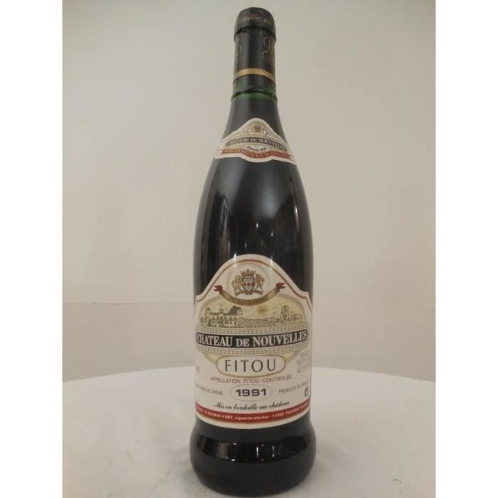 Fitou château de nouvelles rouge 1991 - languedoc france - La cave ...