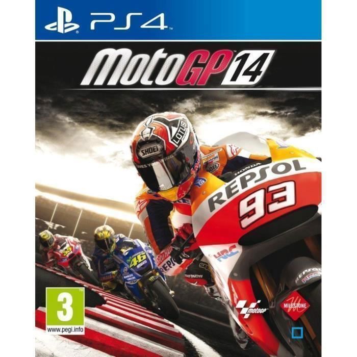 Jeu de course MotoGP 14 - Milestone - PS4 - 18 circuits - 5 classes de ...