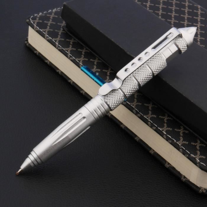 Stylo,Stylo de défense tactique couleur métal de haute qualité,stylo à ...