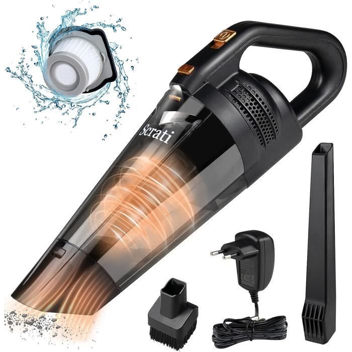 Aspirateur À Main Sans Fil Puissant - 9000Pa 100W Petit Aspirateur À ...