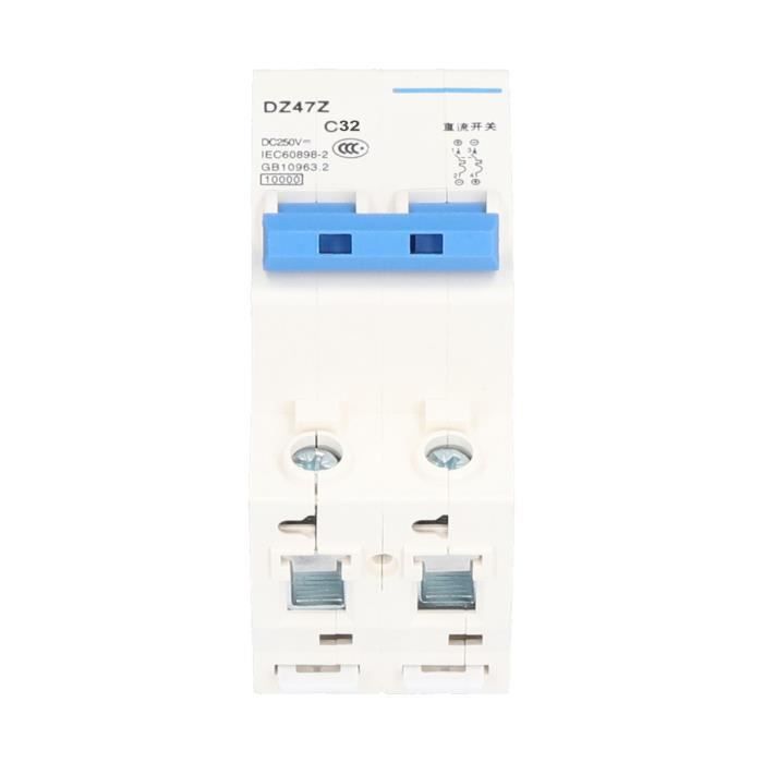 Duokon Disjoncteur 2P Appareils électriques de basse tension de bâti de rail DIN de disjoncteur ...